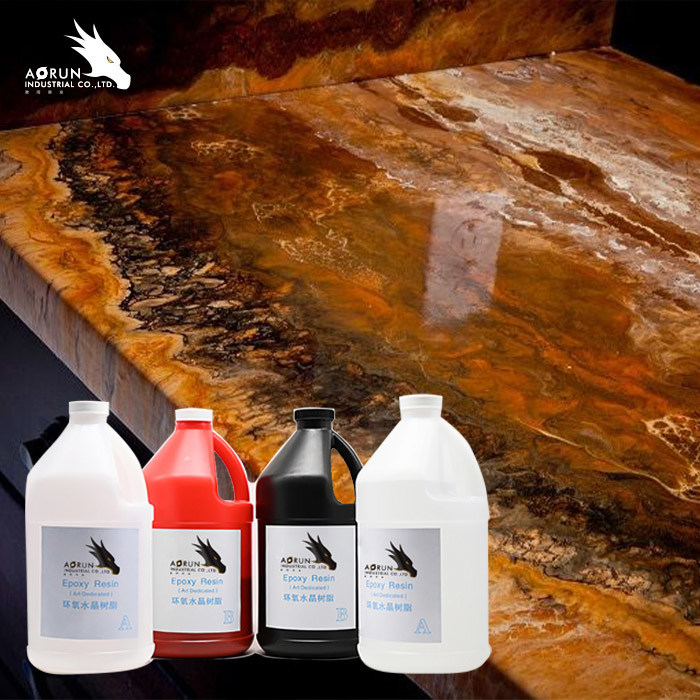 Solvent Based Countertop Epoxy Resin For Wood Prefab Kitchen Countertop ...