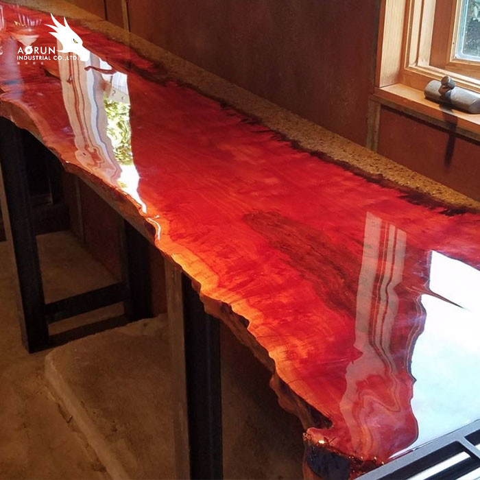 Solvent Based Countertop Epoxy Resin For Wood Prefab Kitchen Countertop ...