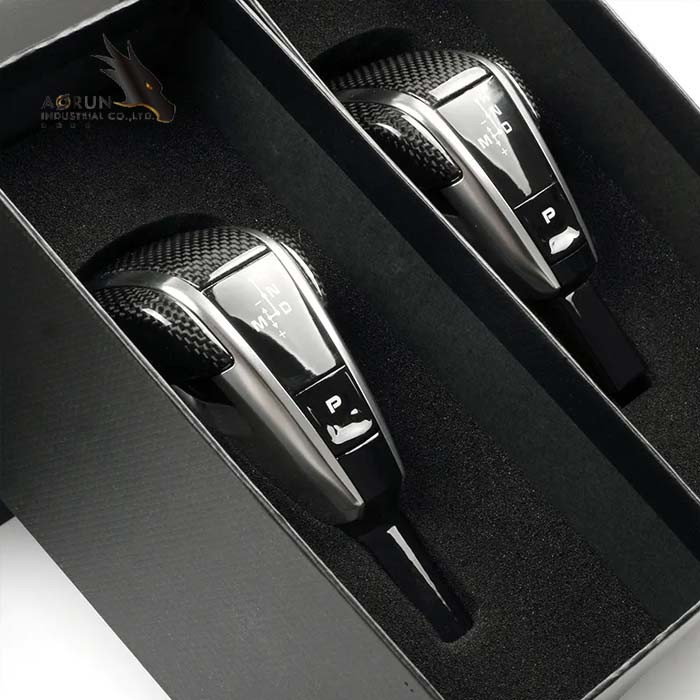 Premium Interior Car Carbon Fiber Gear Handle Car Shift Knob For ...
